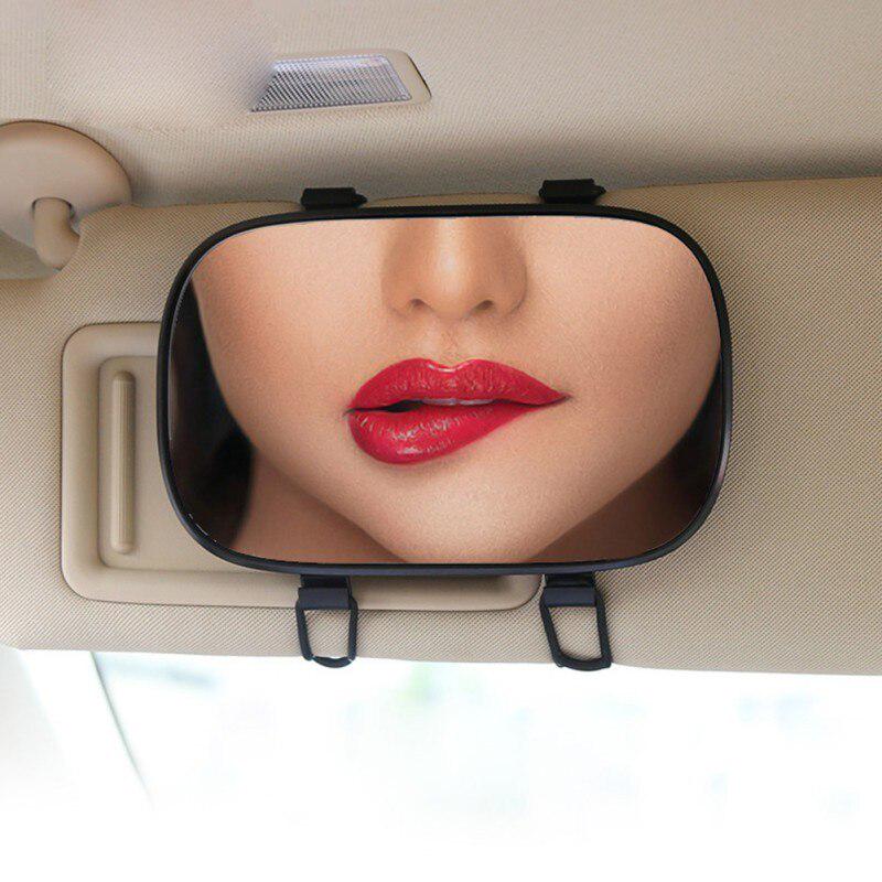 Portable Sun Visor For Car Makeup Mirror Car Interior Sun-Shading HD ...