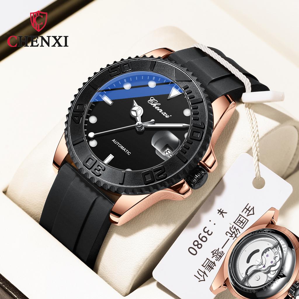 Buy Chenxi Automatic Mechanical Watch Men's Calendar Luminous ...