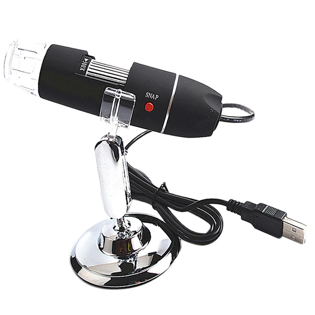 Buy Mini 8LED Digital USB Microscope 500X with Stand for Samsung ...