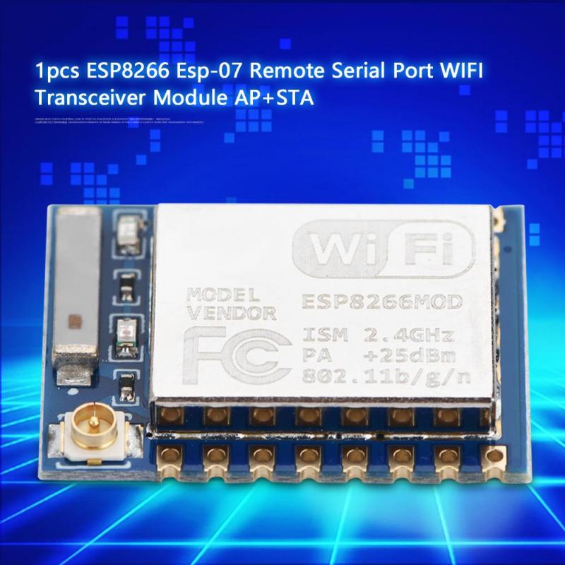 1pcs ESP8266 Esp-07 Remote Serial Port WIFI Transceiver Module AP+STA uygun fiyatlı satın alın ...