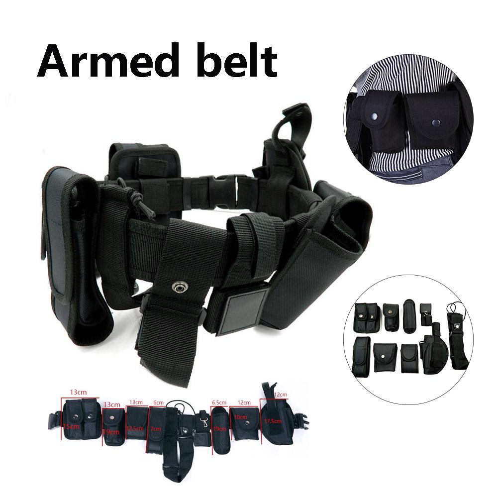 Buy 10 In 1 Tactical Belt Army Utility Belt Waist Bag Security Police ...
