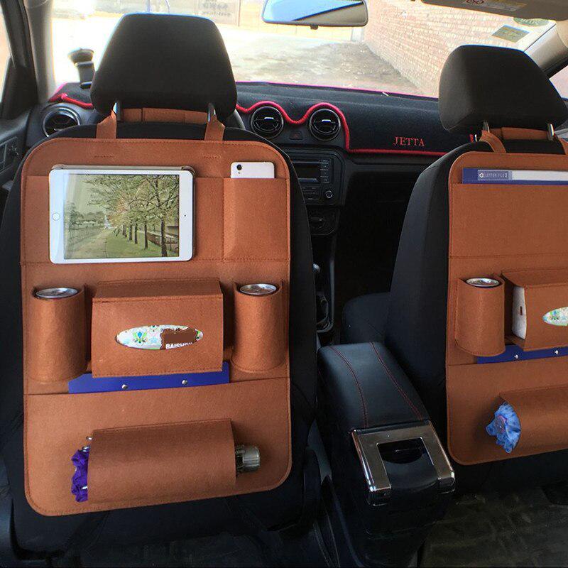 Car Storage Bag Felt Seat Back Car Seat Multifunctional Storage Bag for ...