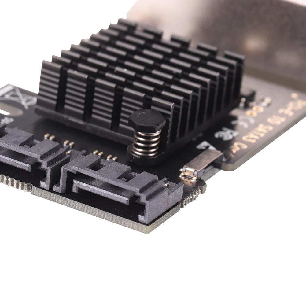 Buy Desktop Computer PCI-E 1x To SATA3.0 2 Port Riser 6Gbps PCI Express ...