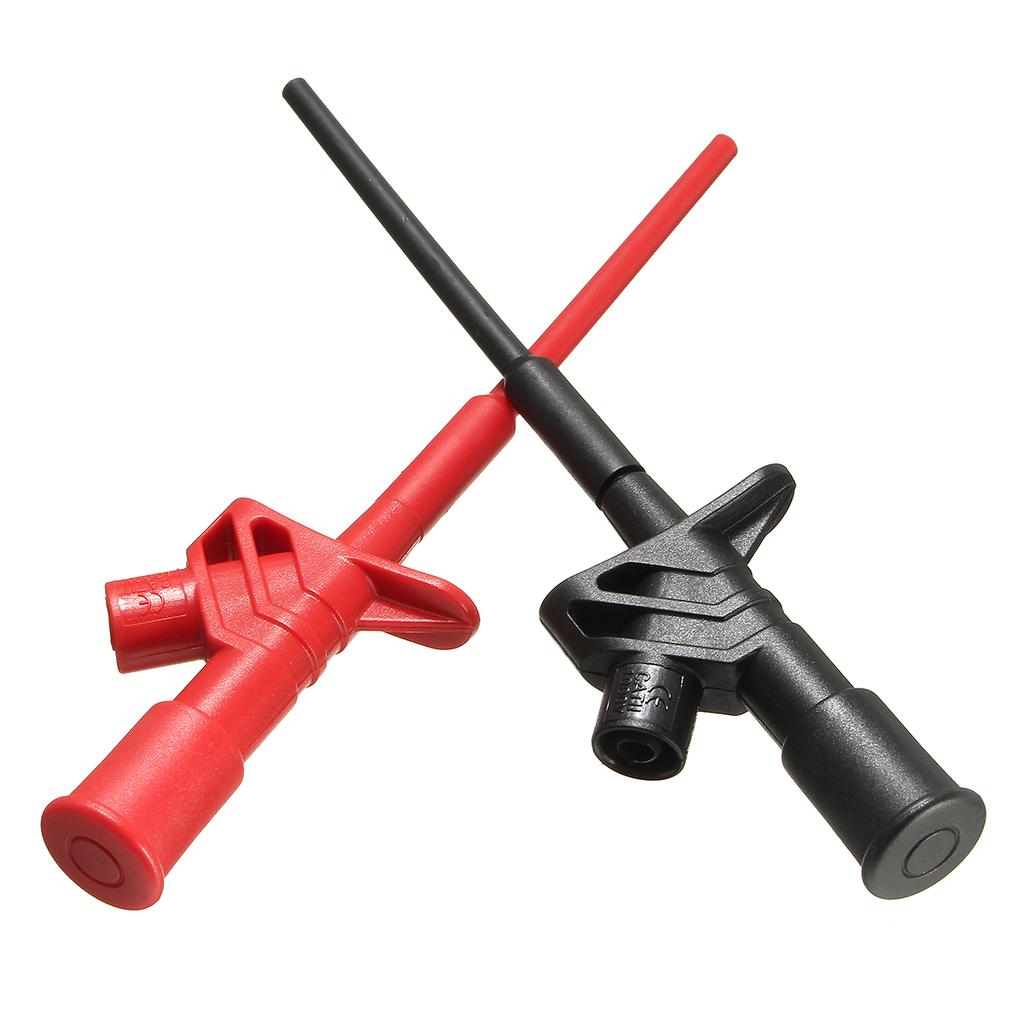 Buy 2Pcs Quick Test Hook Clip Professional Insulated High Voltage ...