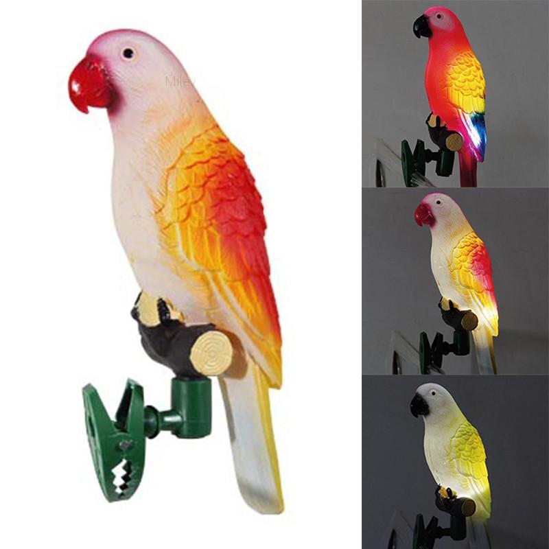 Buy Solar Power Novelty Bird Parrot Led Night Light Outdoor Garden ...