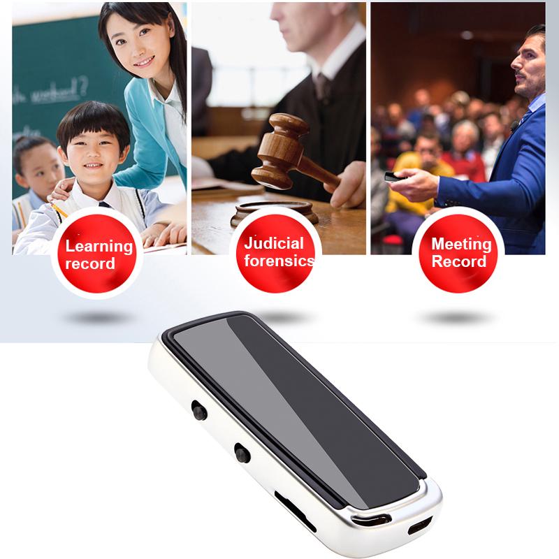 Mini Portable DVR-480P Voice Video Recorder Hidden Camera Recording TF ...