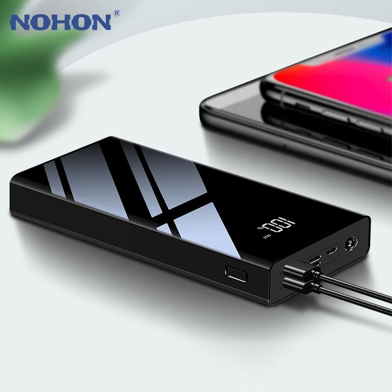 NOHON 30000mAh Power Bank Type C For iPhone Samsung Xiaomi External ...