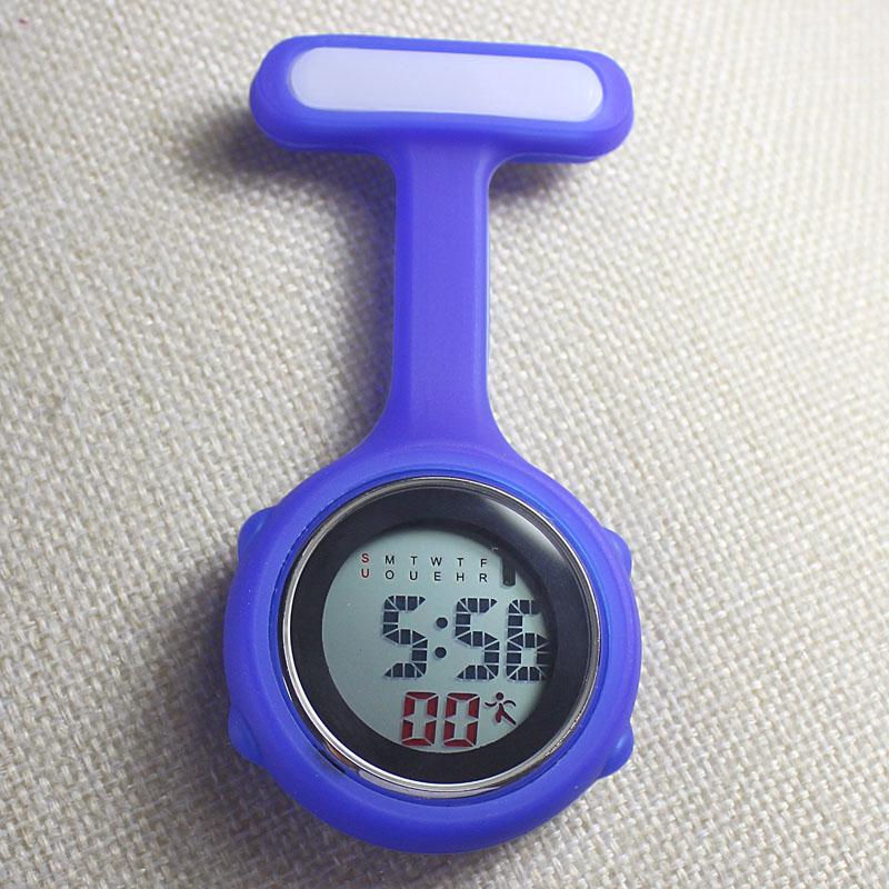 Buy Digital Nurse Watch Fashion Silicone Medical Watches Lapel Doctor ...