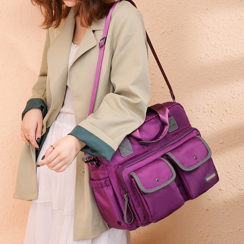 Buy Multi-pocket HandBag Women Handbag Waterproof Nylon Bags Casual ...