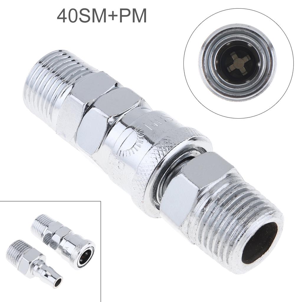 2pcs/set TL-S12 40SM+PM High Speed Steel Pneumatic Fitting Quick High ...
