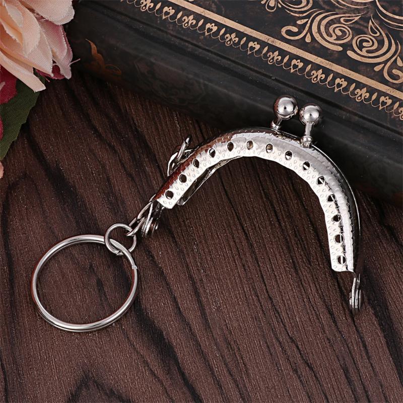 Arch Purse Frame Kiss Clasp Keyring Key Chain Bag Making Lock Clip DIY ...