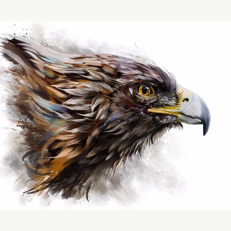 Buy 5D DIY Diamond Embroidery"Hawk"Diamond Painting Cross Stitch Full ...