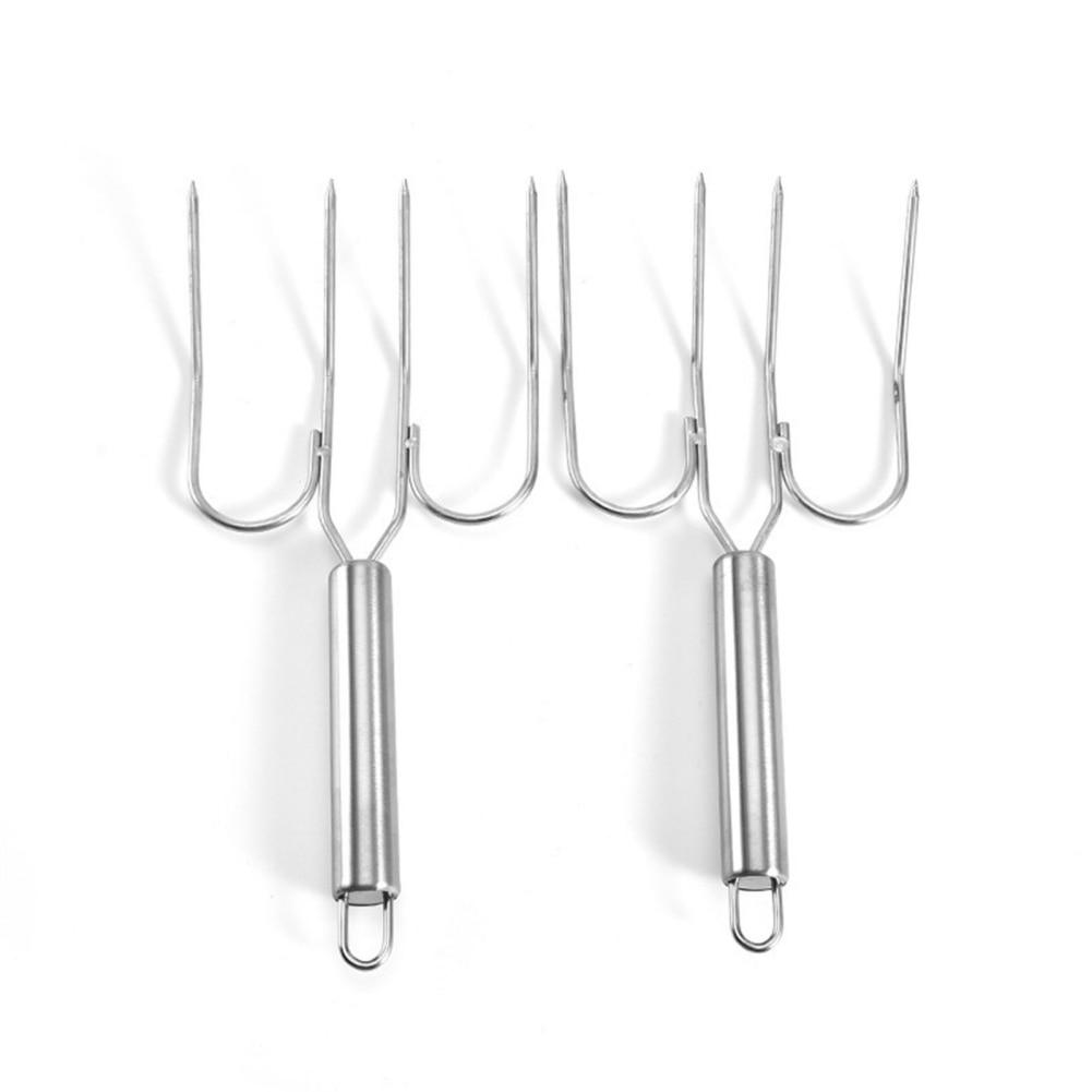 Turkey Lifter Reusable Portable Stainless Steel Barbecue Fork with ...