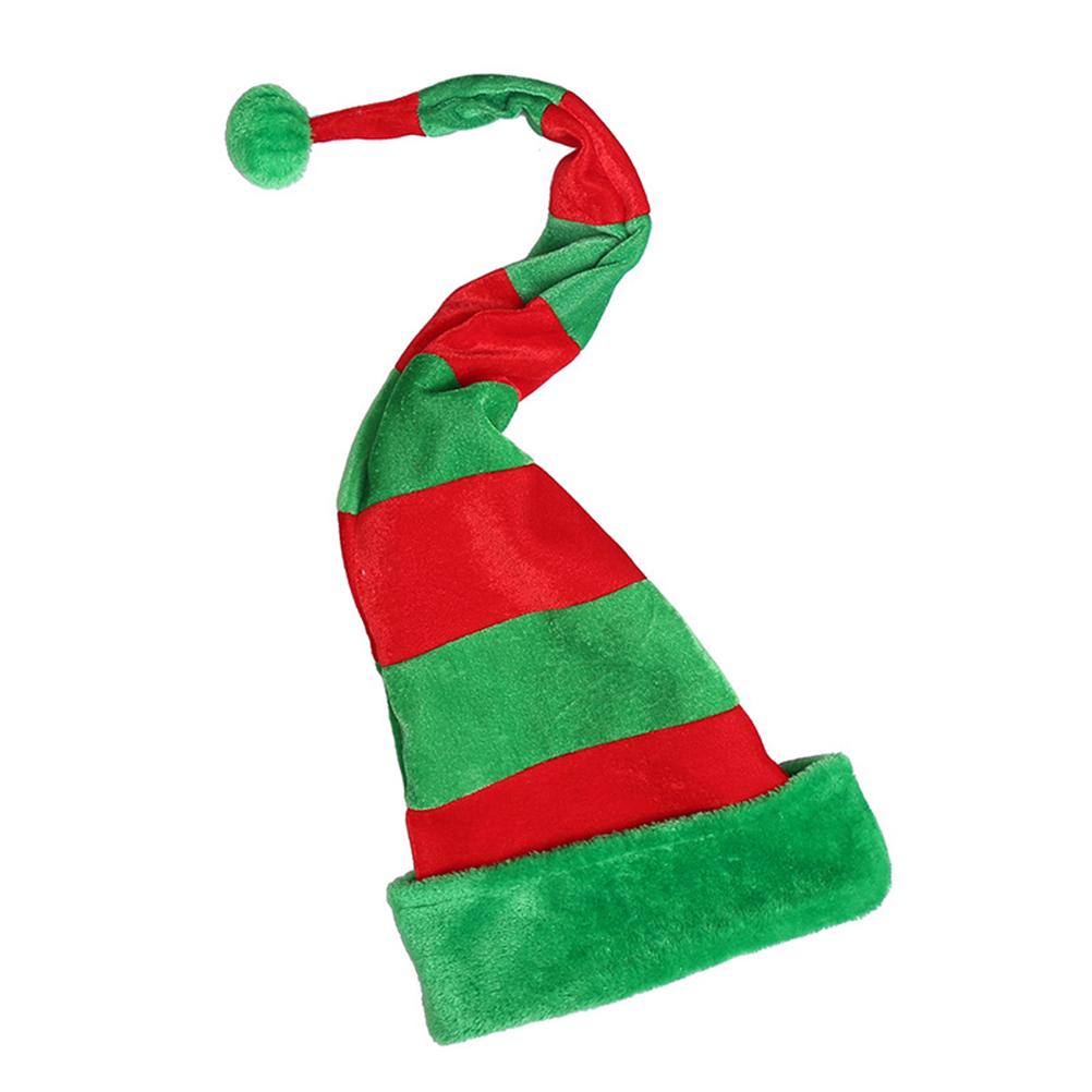Buy 1 pc Christmas Elf Hat Lovely Plush Long Hats Party Favors Photo ...