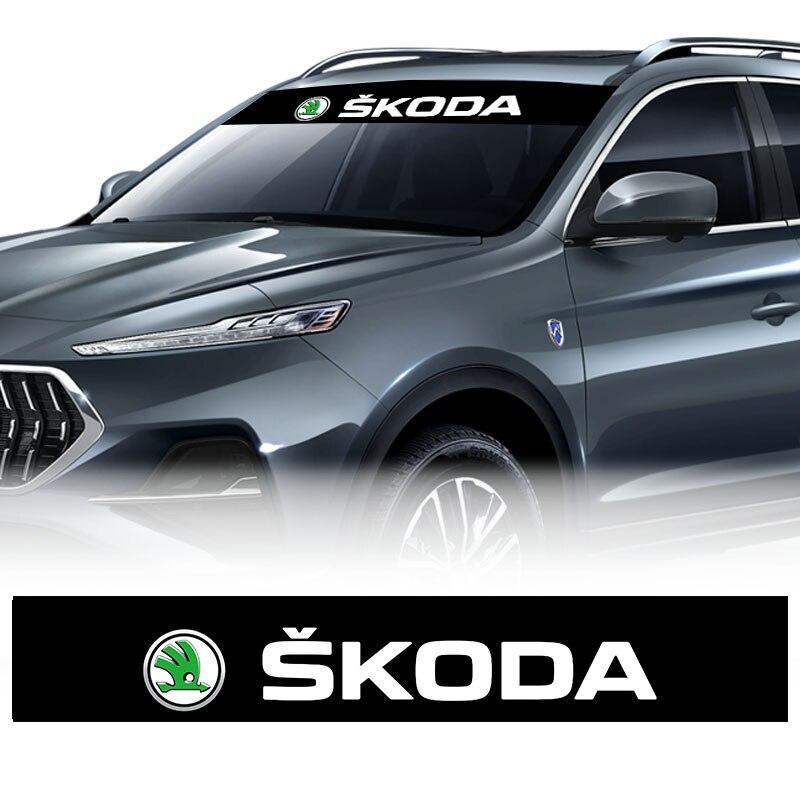 1 Pcs Used for Skoda Car Windshield Sticker, Window Rear Windshield ...