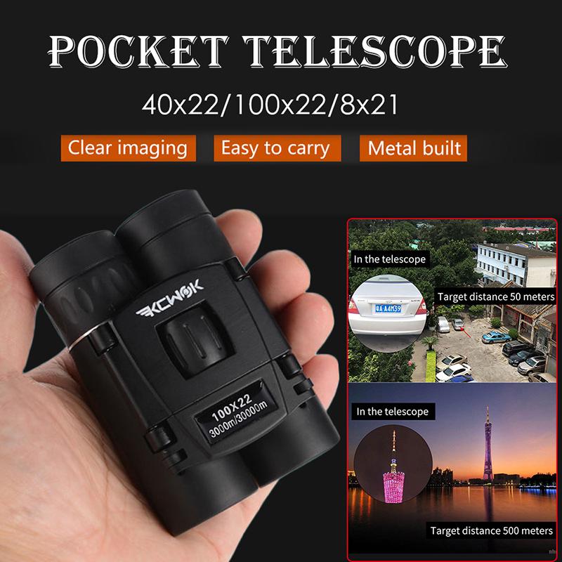 Buy Portable Compact Folding Binoculars Waterproof Telescope with ...