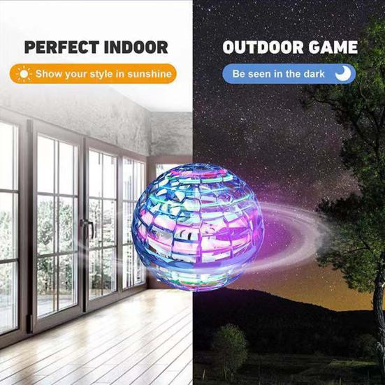 Buy LED Fidget Spinners Rechargeable Flying Ball Spinner Dynamic Light ...