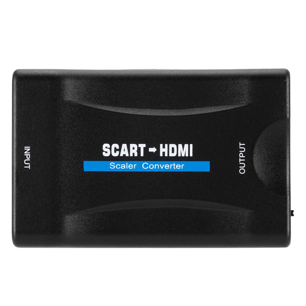 Buy 1080P SCART To HDMI-compatible Video Audio Upscale Converter Signal ...