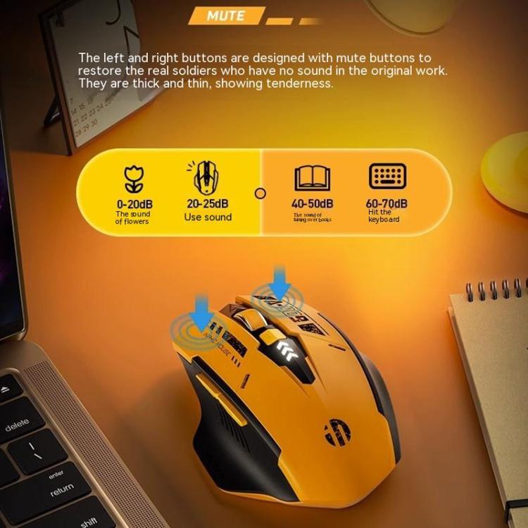 Cheap Inphic A9 Bluetooth 3 Mode Mouse Silent Charging Mechanical Feel ...