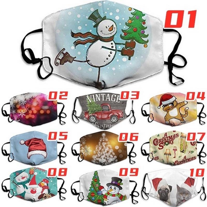 Christmas Mask Christmas Printed Cotton Mask - buy from 2$ on Joom e ...