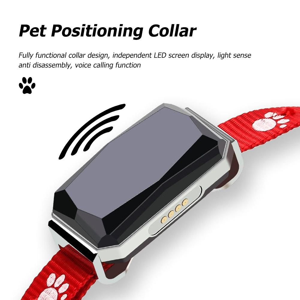 💰Koop Ip67 Waterproof Gps Agps Lbs Wifi Tracker for Cat Dog Tracking Collar Real-time ...