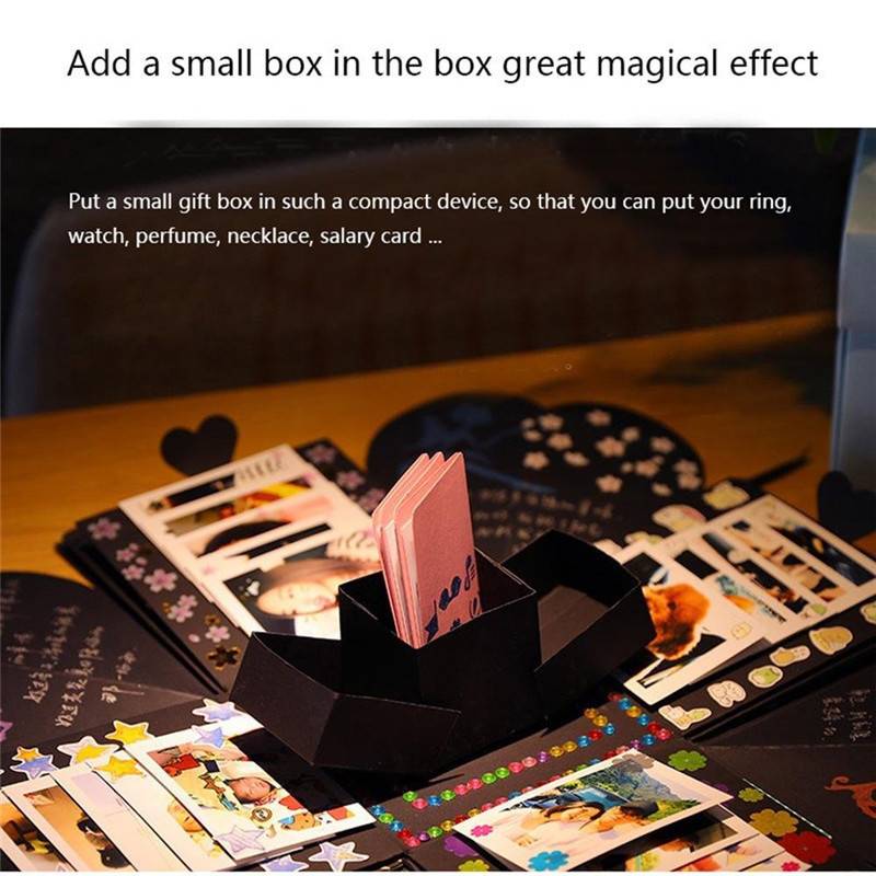 Buy Explosion Box Scrapbook Diy Photo Album Valentine Day Creative ...