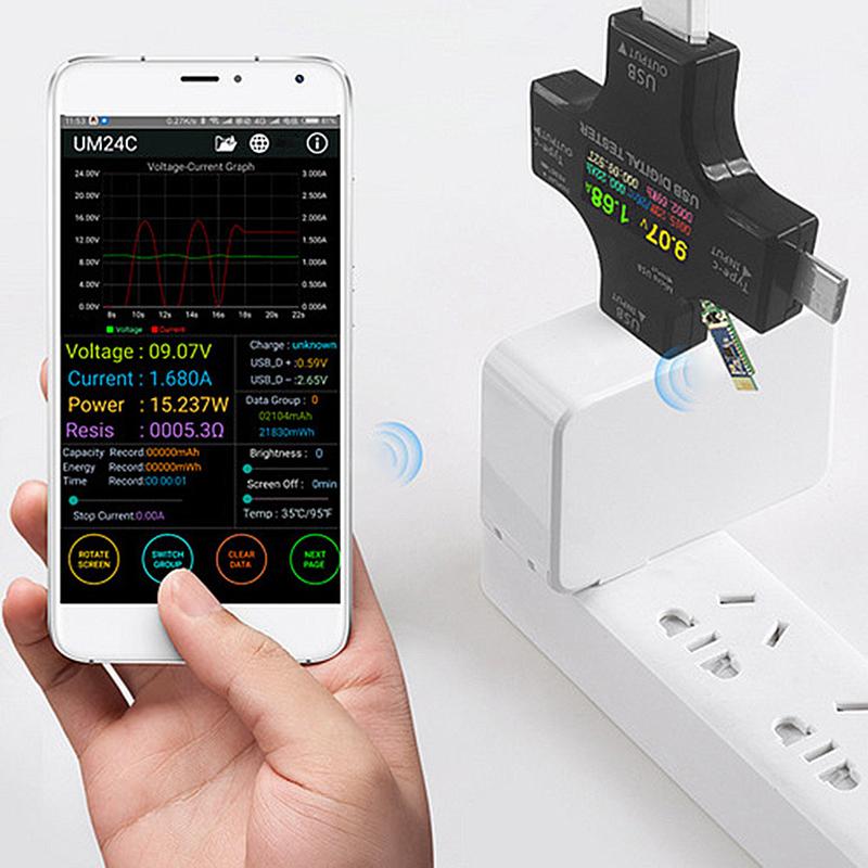 Cheap PDTO USB Type-C Digital Tester Multimeter Current Voltage Meter ...