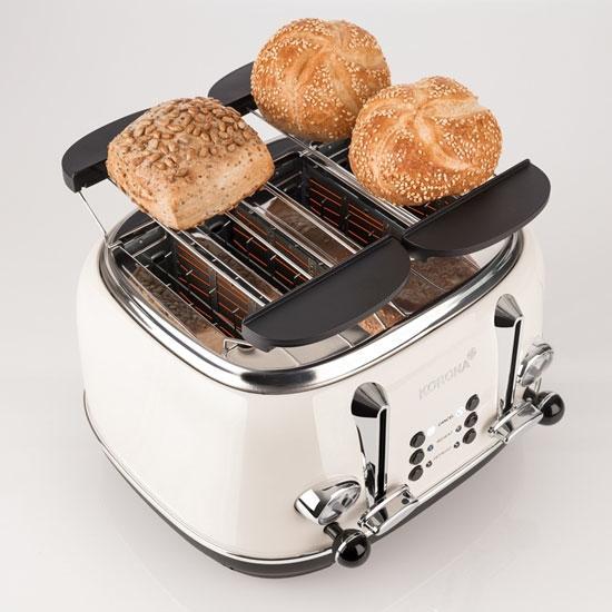 Buy Korona 21676 4 slice cream toaster, rusty display, reheat, 1630 w ...