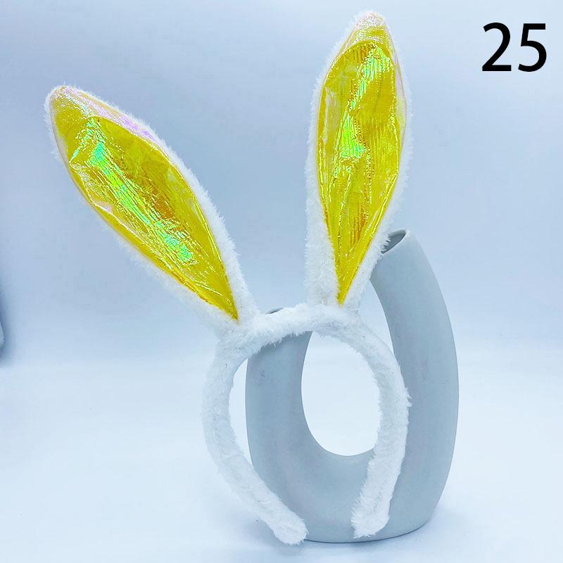 Adult Kids Cute Rabbit Ear Headband Prop Plush Hairband Bunny Ear ...