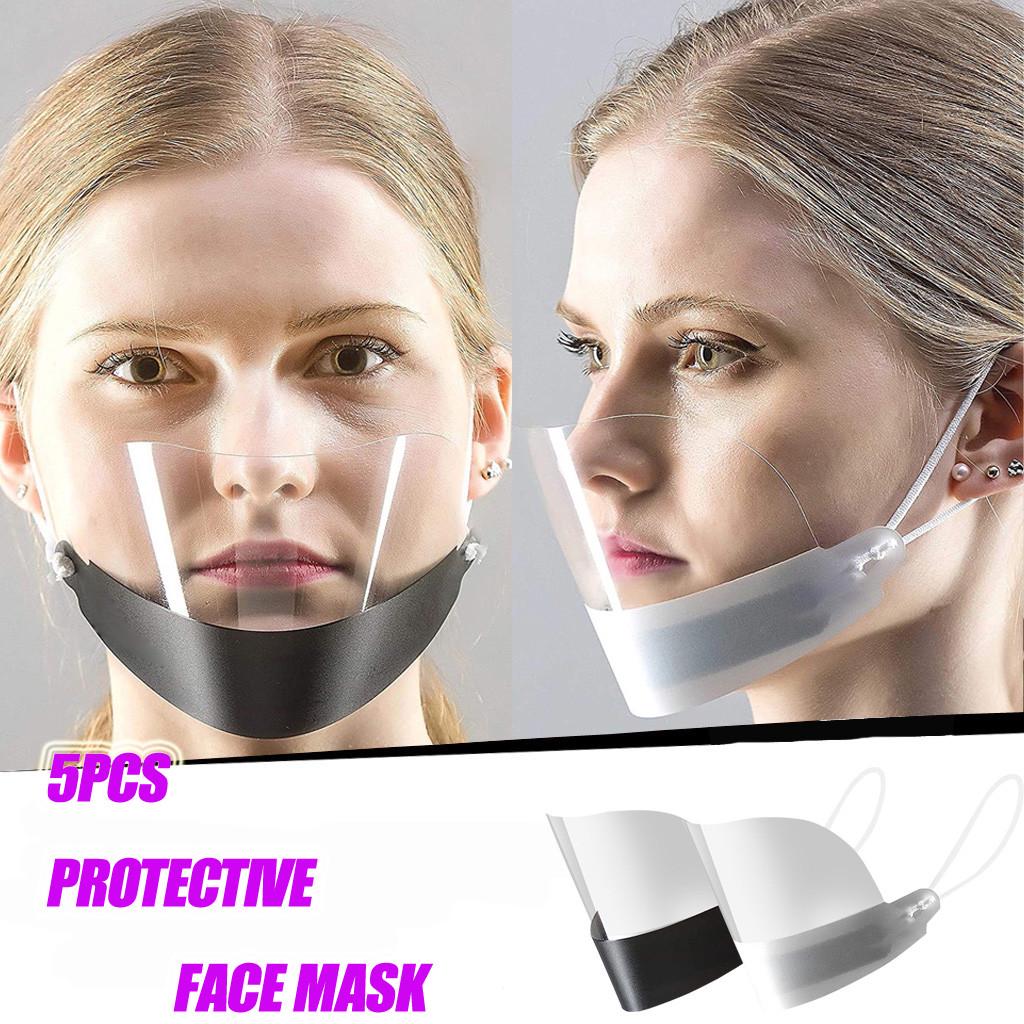 Buy Zhi 5PC Adult Protective Face Mask Visor Face Mask Fog No Fogging ...