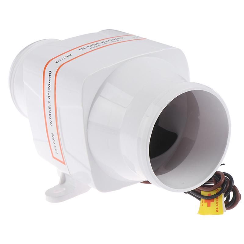 Buy 12V 3Inch Sea Marine In Line Bilge Ventilation Air Blower Fan For ...
