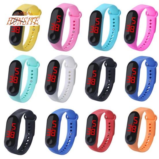 Buy Adjustable Strap Button Control LED Display Electronic Digital ...