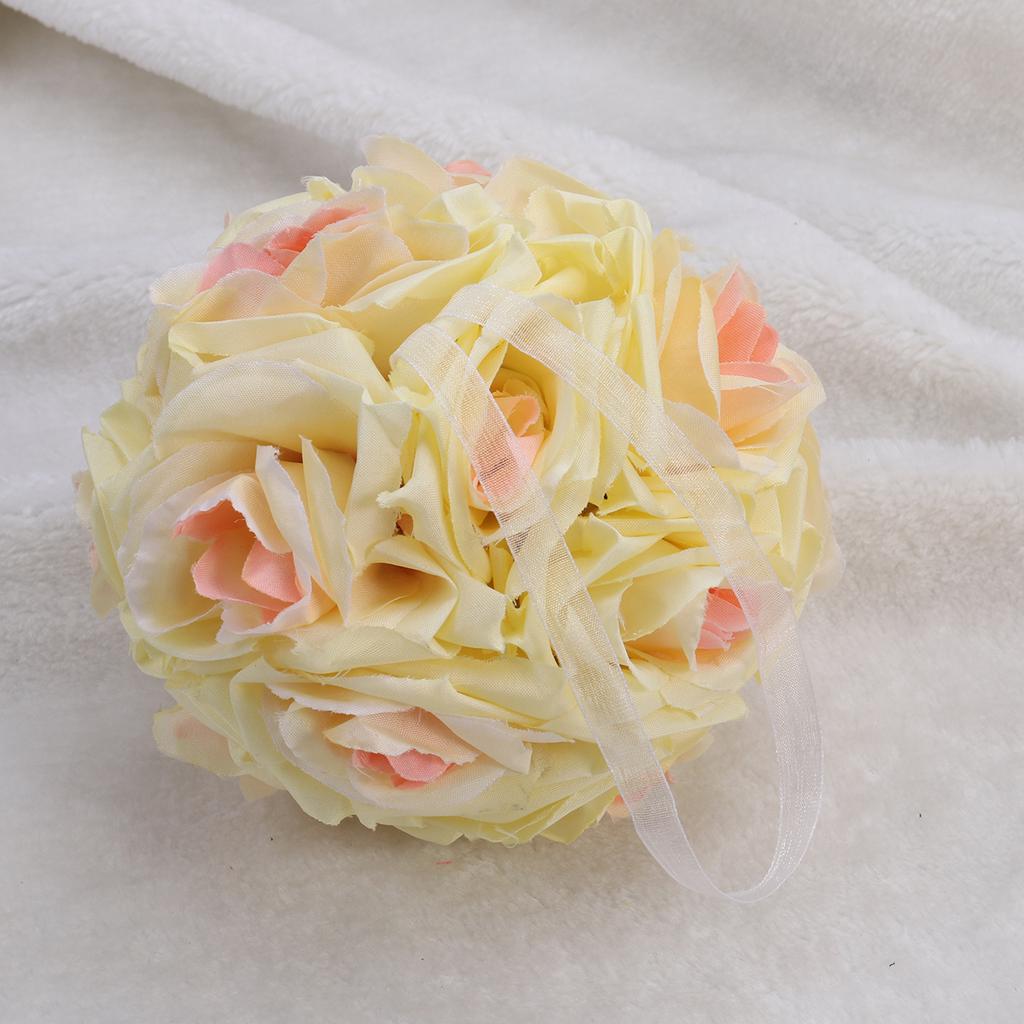 Buy Romantic Rose Flower Ball Artificial DIY Hanging Rose Ball for ...