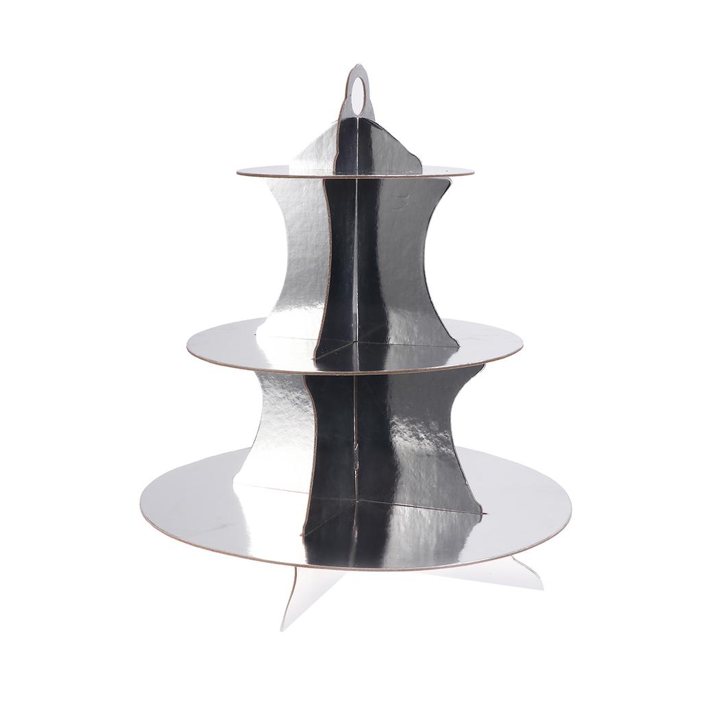 Buy Dessert Stand Party DIY Round Display Stand Detachable Three-Layer ...