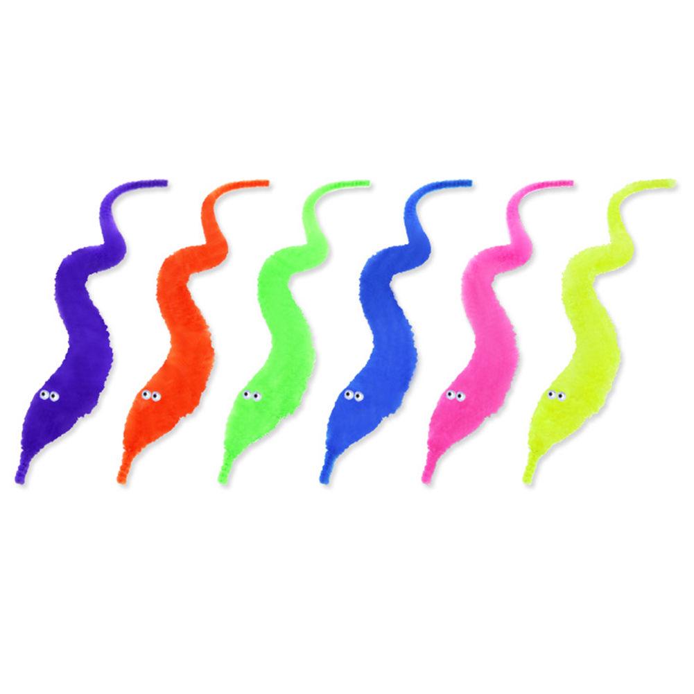 Buy 1pcs Magic Twisty Fuzzy Worm Wiggle Moving Sea Horse Kid Trick Toy ...