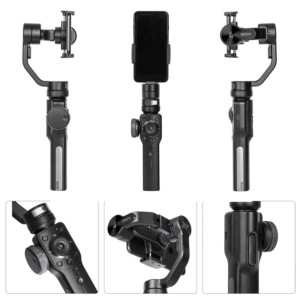 Buy Zhiyun Smooth 4 Handheld Gimbal 360° 3-Axis Handheld Mobile Gimbal ...