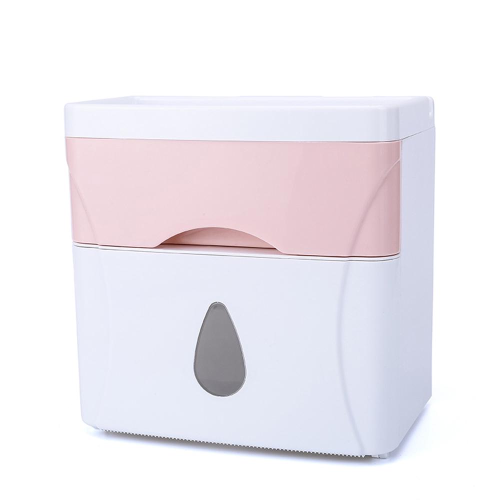 Buy 1Pc Storage Box Double-layer Multifunctional Tissue Box Paper ...