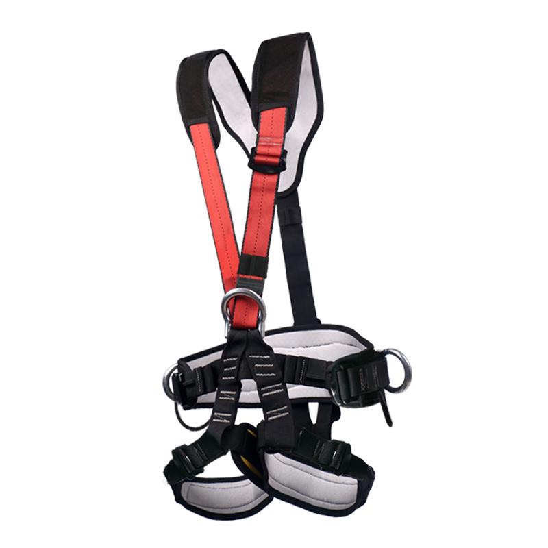 Full Body Rock Climbing Safety Belt Harness for Mountaineering Tree ...