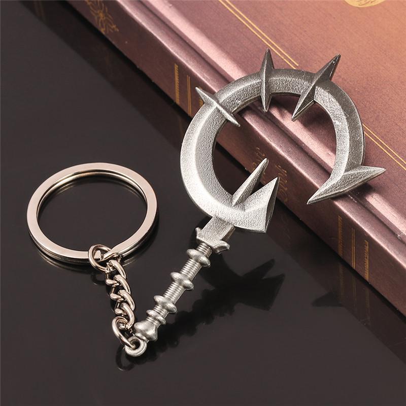 Game Dark Souls 3 Keychain Thorns Soft Whip Llavero Crescent curved ...