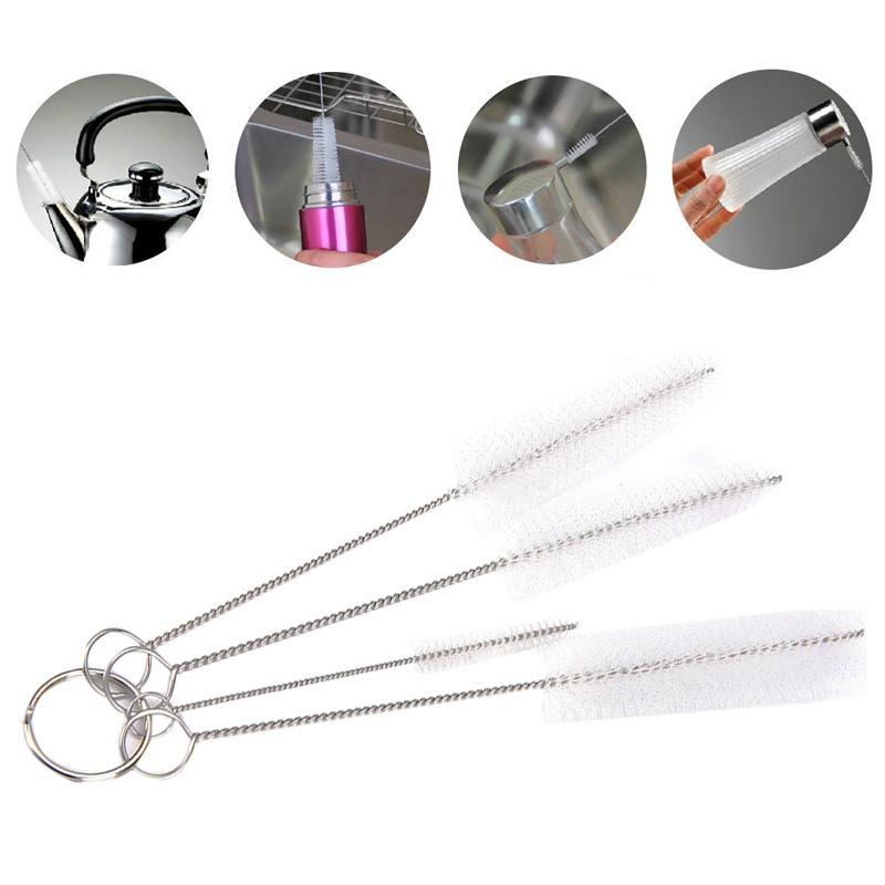 Buy 4 Bottle Cleaning Brushes Kitchen Kettle Spout Teapot Nozzle Clean ...
