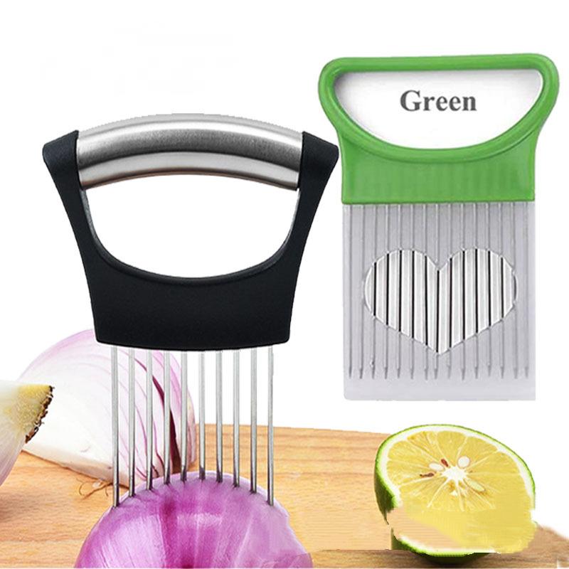 Cheap Stainless Steel Onion Needle Fixed Artifact Meat Needle Anti-cut ...