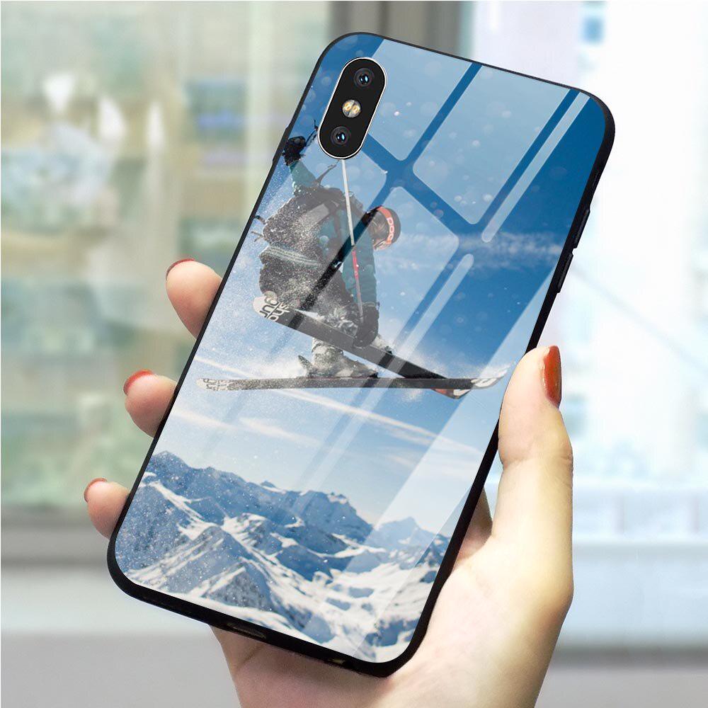 Cheap Snow Ski Sport Phone Cover For Galaxy S8 iPhone Huawei Xiaomi ...