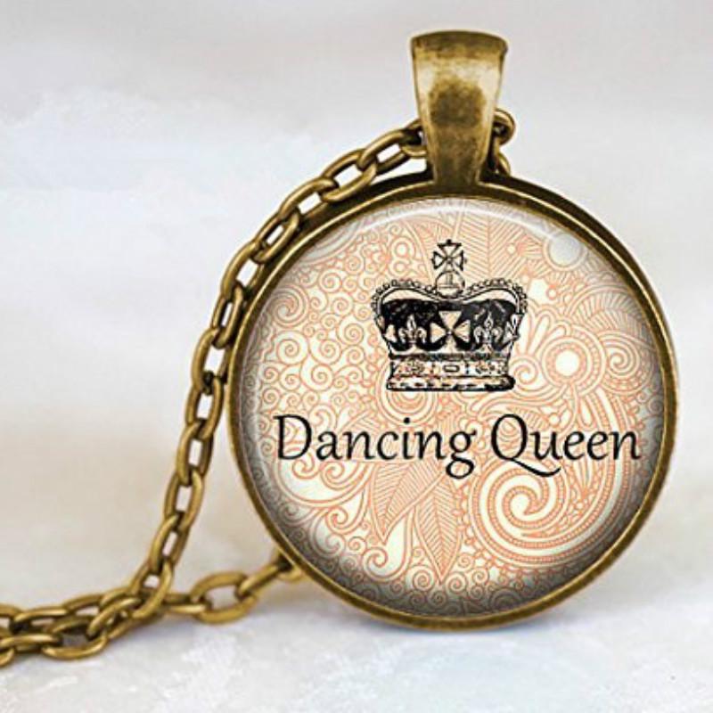 Buy DANCING QUEEN Pendant Necklace - Gift for Dancer - Love To Dance ...