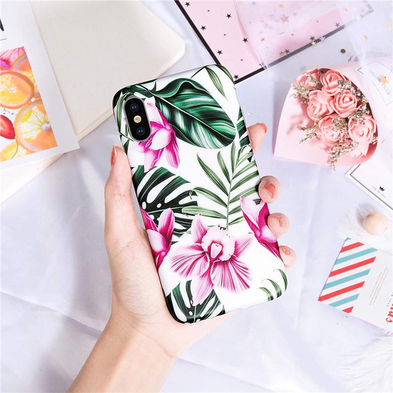 Buy For Samsung S10 A50 Huawei P30 Vintage Flower Phone Case Summer Art ...
