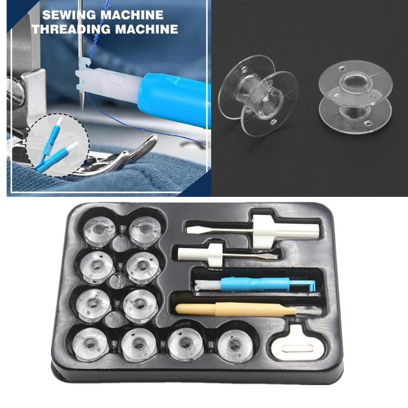 Buy 15pcs DIY Household Sewing Tool Needle Changer Automatic Threading ...