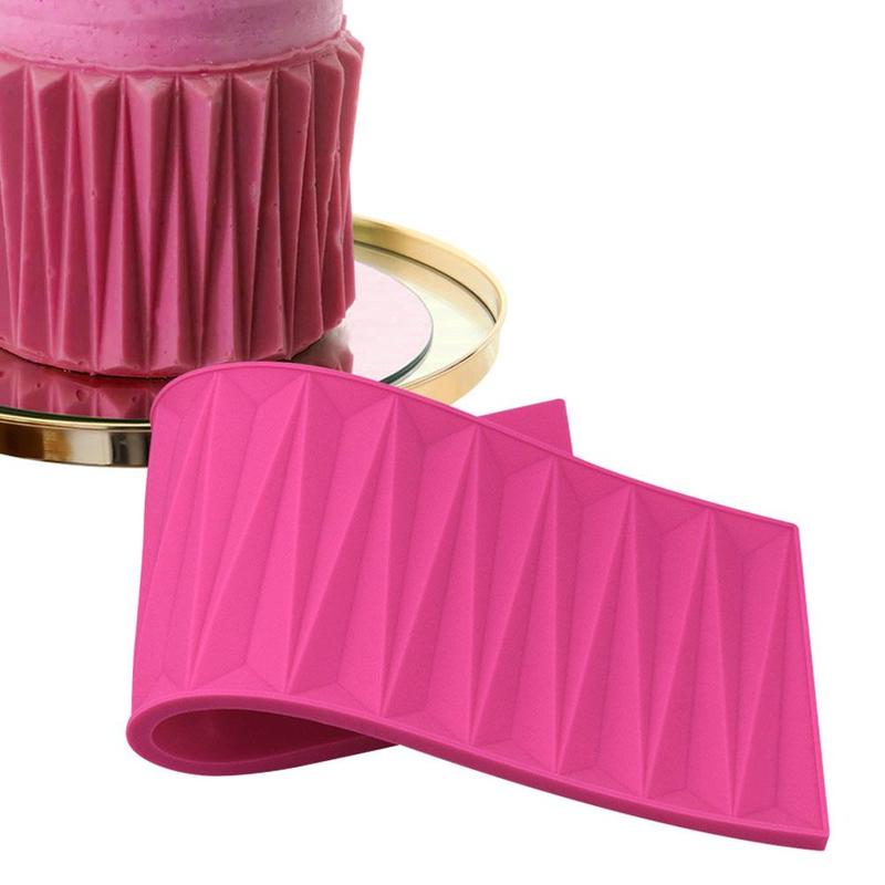 Buy 6 Styles Origami Mold Impression Border Cake Lace Mat Fondant Cake ...
