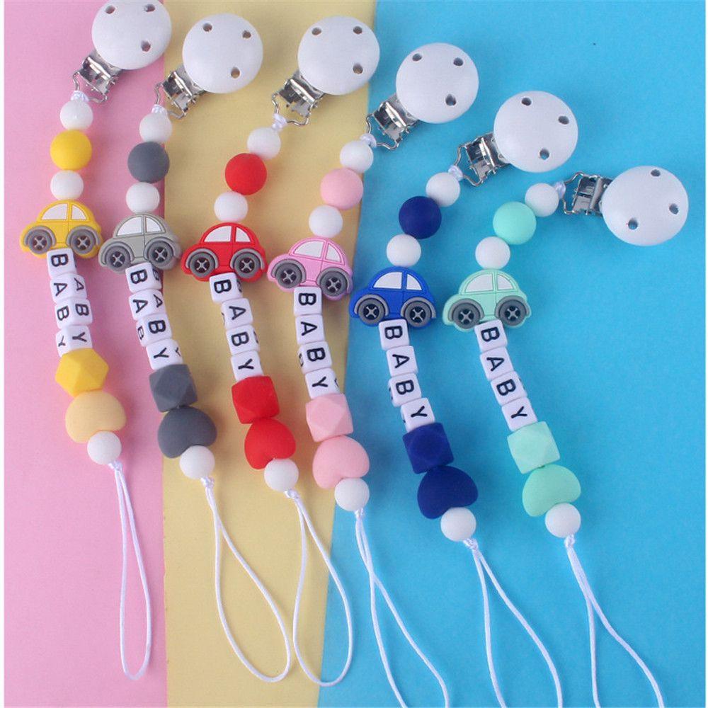 Buy Chew Toy Soother Crown Pacifier Chain Baby Teething Beech Pacifier ...