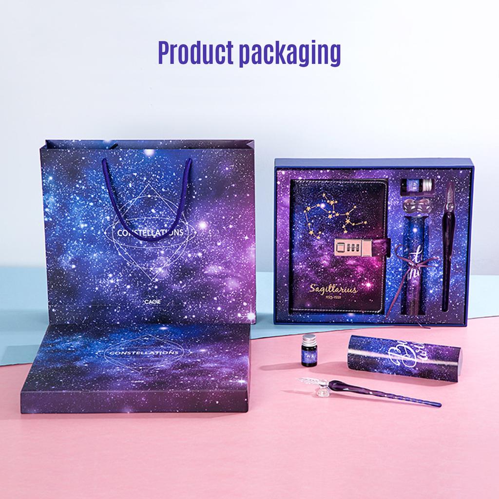 B6 Binder Leather Diary with Lock Digital Notebook Journal ...