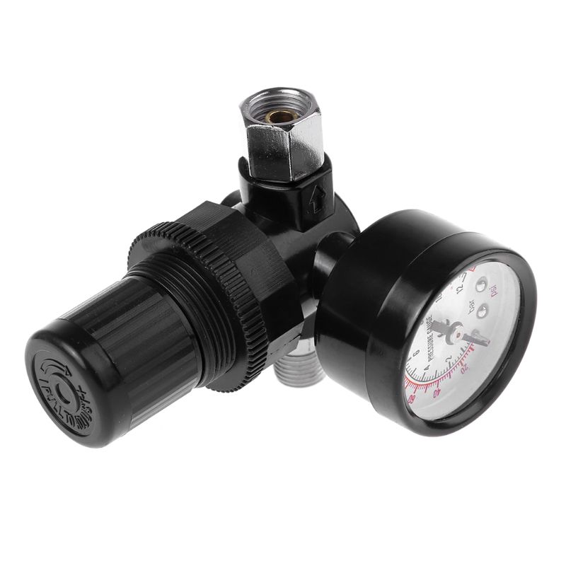Buy 1/4" Air Pressure Regulator Reducer 12Bar 180 PSI Spray Gun ...