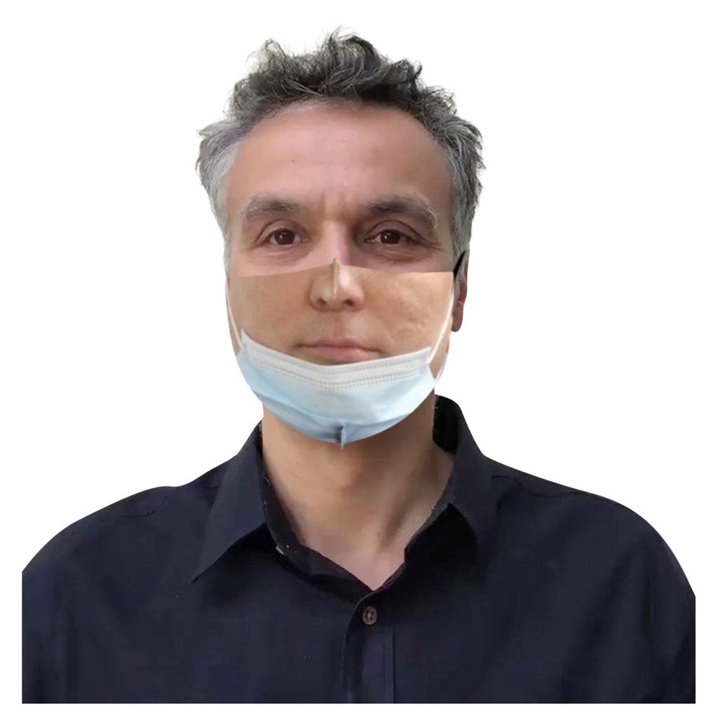 Buy Funny Face Cloth Who Did Not Wear A Face Mask Novelty Fun Washable ...